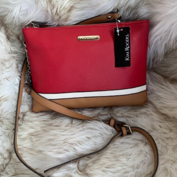 Kim Rogers | Bags | Nwt Kim Rogers Red Mercury Shoulder Bag | Poshmark